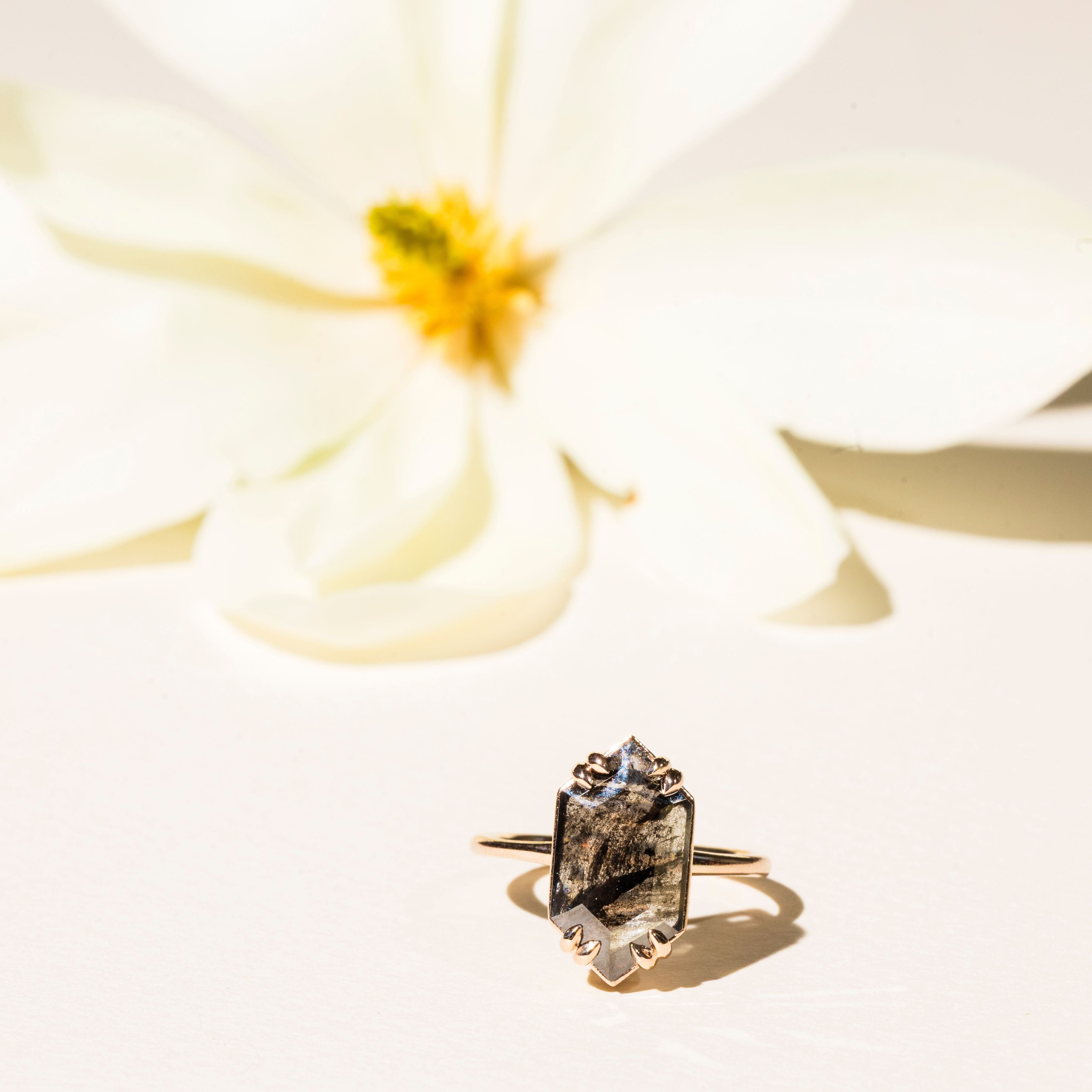 Salt and Pepper Diamonds vs. White Diamonds: What They Really Look Lik ...