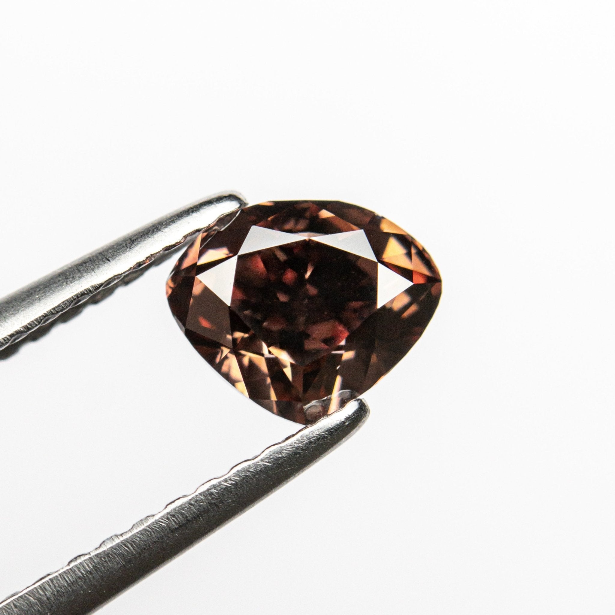 1.00ct 5.37x6.56x3.93mm GIA VS2 Fancy Pink-Brown Heart Brilliant 🇦🇺 ...