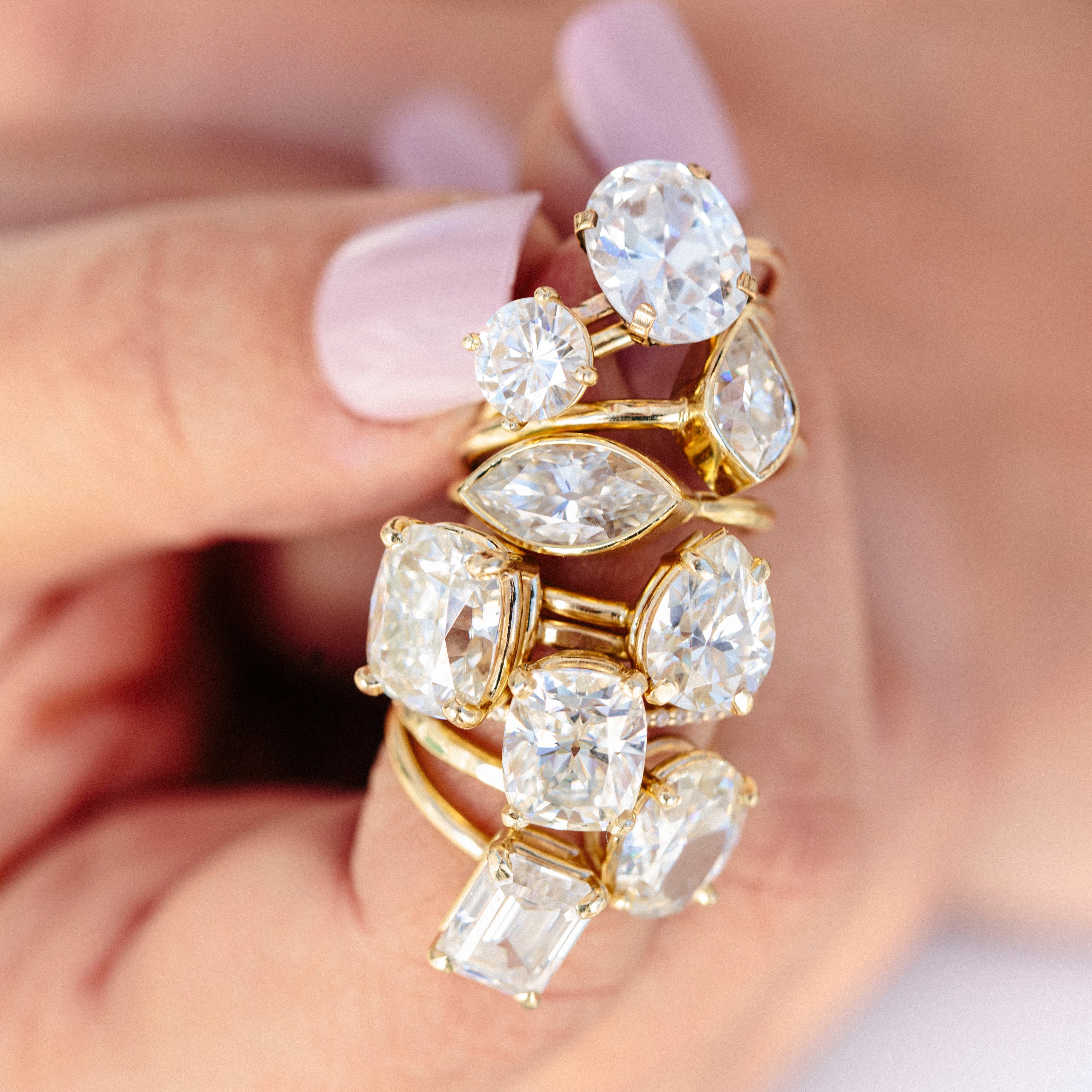 Solar System Set Wedding Band